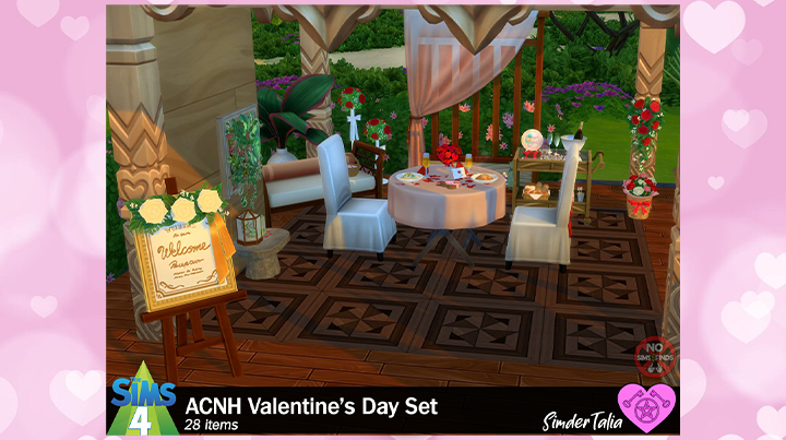 ACNH Valentine’s Day Set by SimderTalia | Українське Sims-ком'юніті