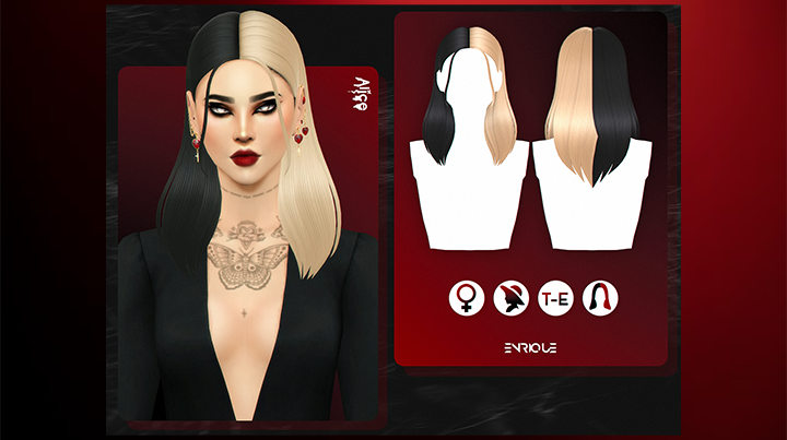 Alice Hair by EnriqueS4 | Українське Sims-ком'юніті
