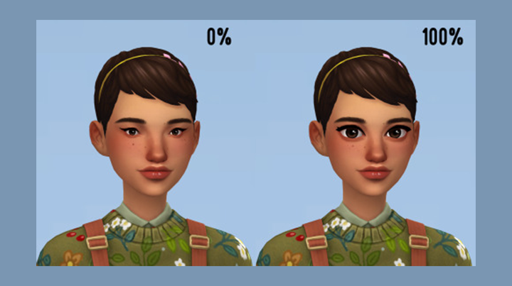 Eye Size Slider by Marsosims | Українське Sims-ком'юніті