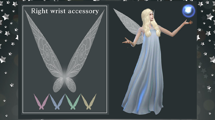Fairy Wings 01 by CarlosMG | Українське Sims-ком'юніті