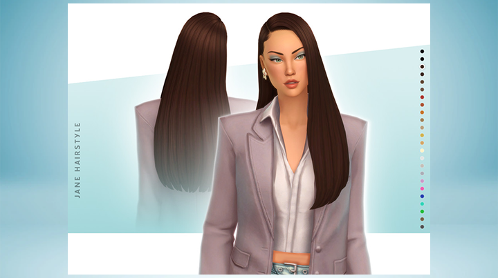 Jane Hairstyle by Simcelebrity00 | Українське Sims-ком'юніті
