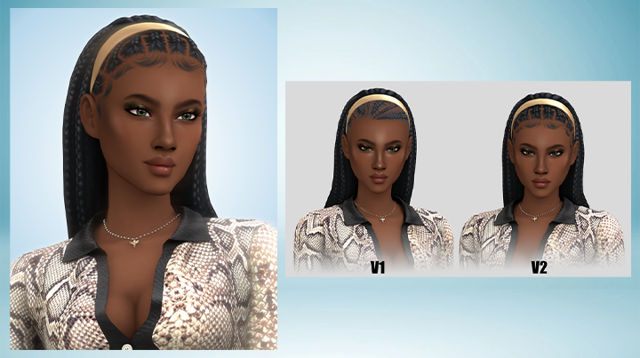 Mona Hair by Aladdin | Українське Sims-ком'юніті