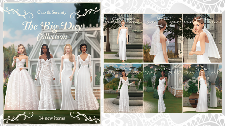 The Big Day Collection by Caio | Українське Sims-ком'юніті