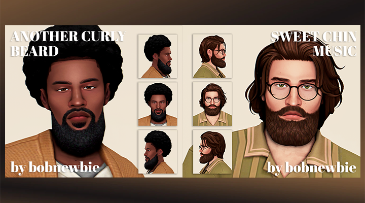 Beards by Bobnewbie | Українське Sims-ком'юніті
