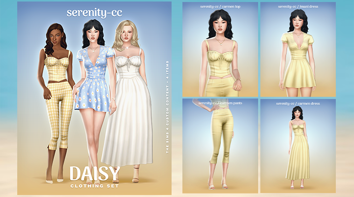 Daisy Set by Serenity | Українське Sims-ком'юніті