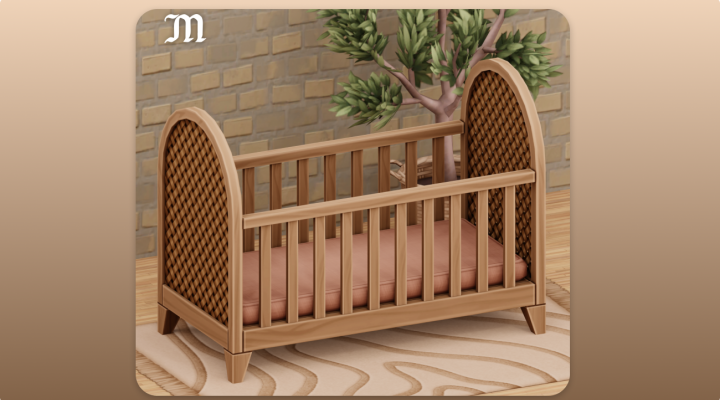 Freja Crib by Myshunosun | Українське Sims-ком'юніті